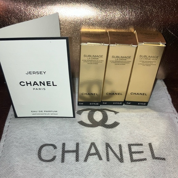 CHANEL | Skincare | Chanel Skin Care 3 Chanel Sublimage 2 5ml 3ml Chanel Jersey Perfume | Poshmark